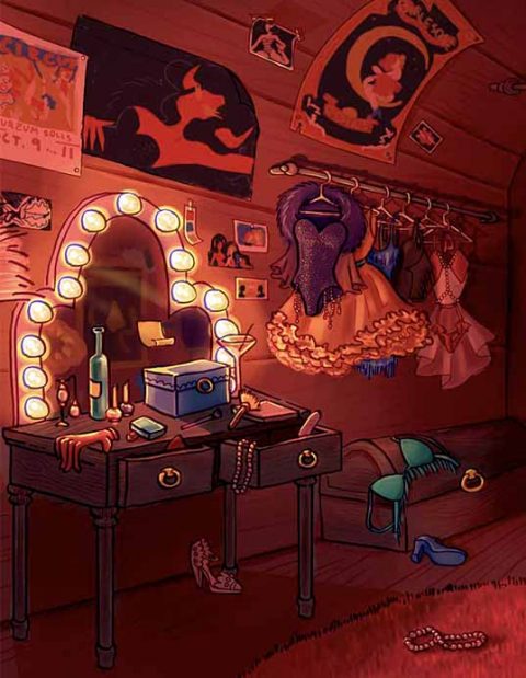 Circus dressing room - L'Idem Animation School
